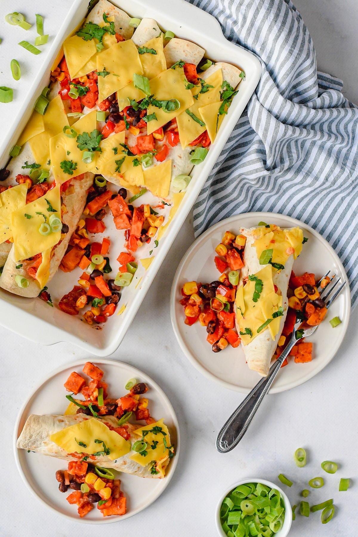 Recept: enchilada’s met zoete aardappel, bonen, maïs en kaas | Margriet ...