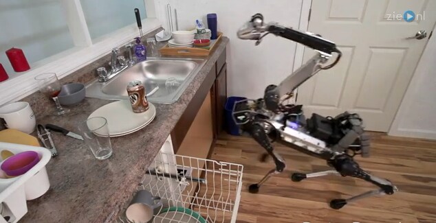 Handig hulpje in de huishouding? Een robot die de afwas doet en ...