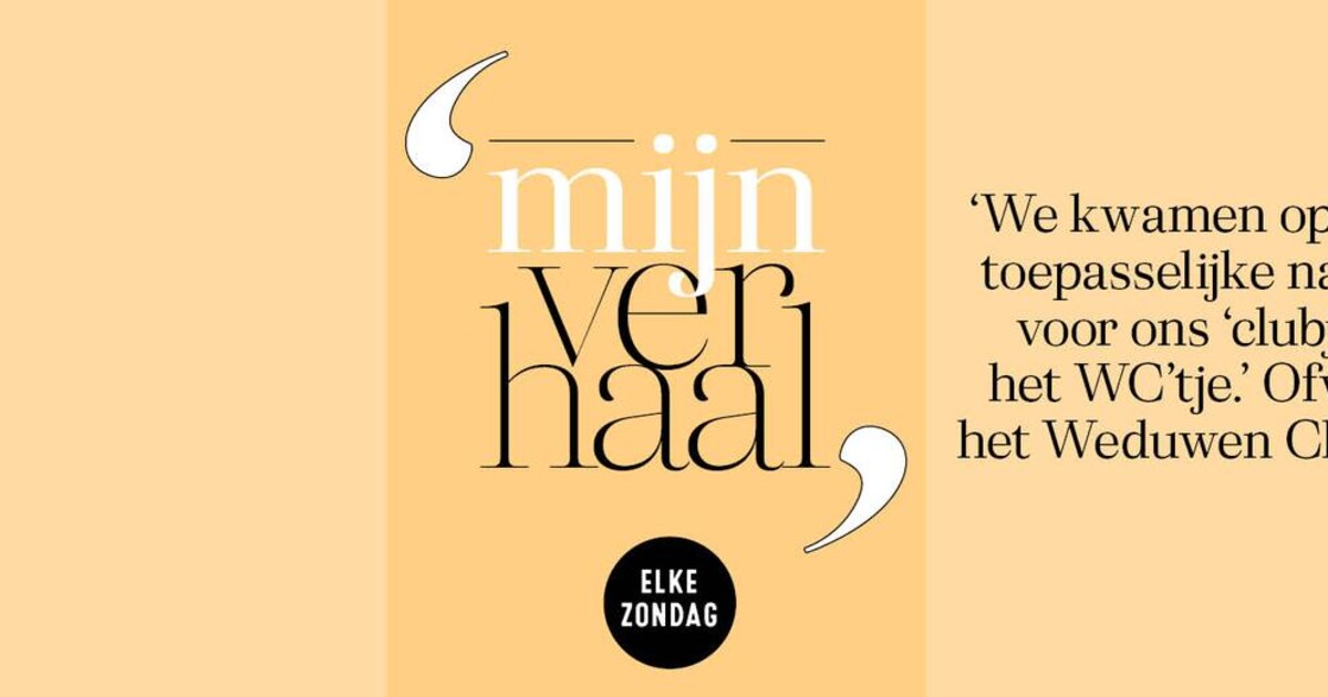 Mijn verhaal: ‘Al pratend ontdekten we dat we zes weduwen waren met vergelijkbare verhalen ...