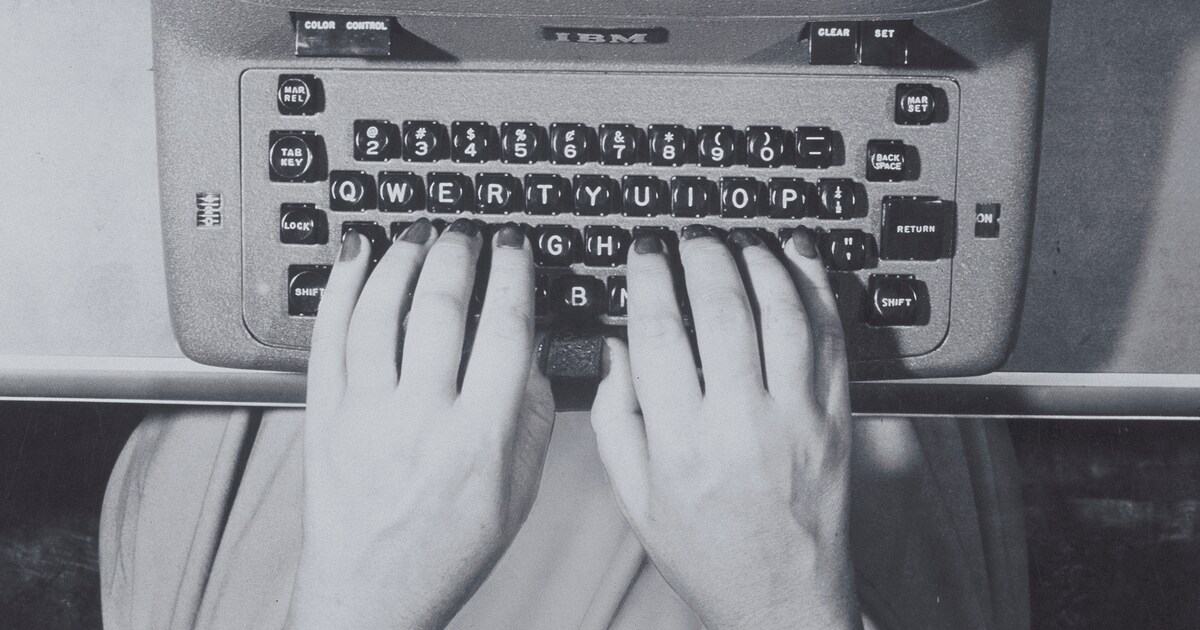 Leren typen op een typemachine: herinner jij je deze dingen ook nog ...