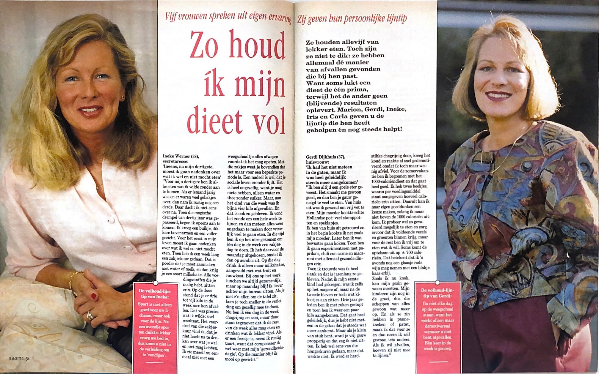 Margriets mode & lifestyle van 1990-1999: horoscoopdieet, makeovers en ...