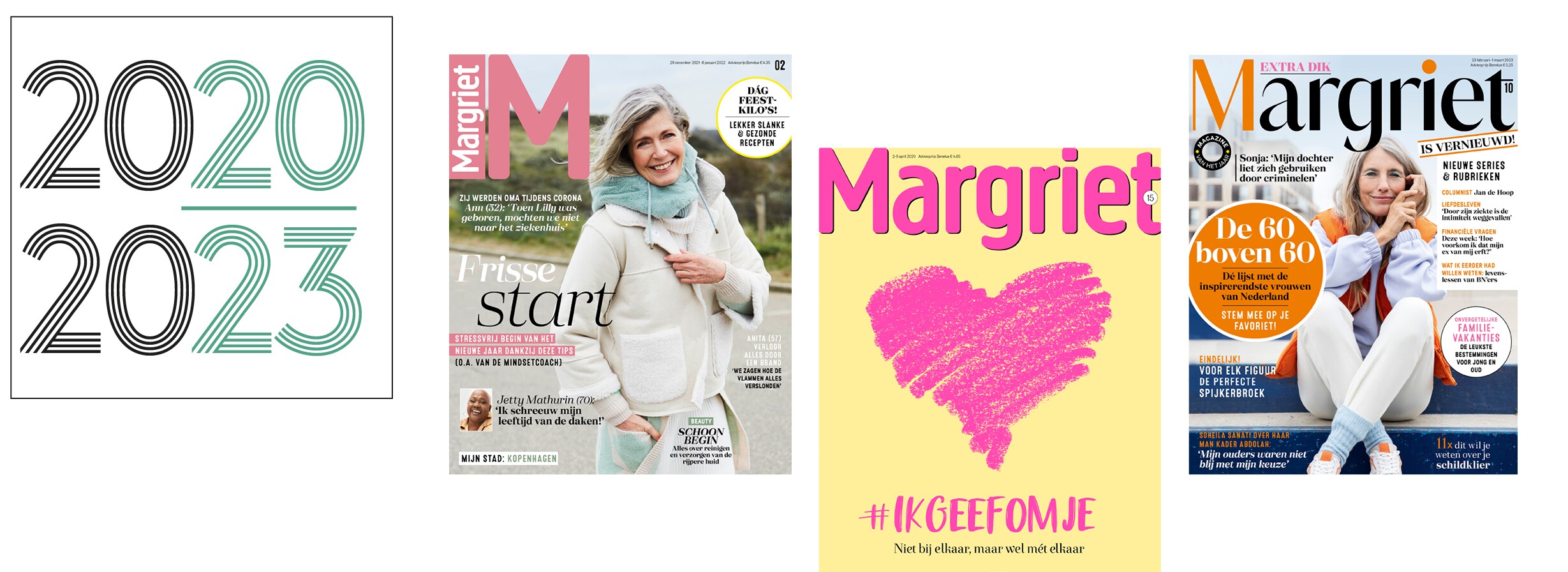 Reportages in Margriet van 2020-nu: zestigplussers in de schijnwerpers ...