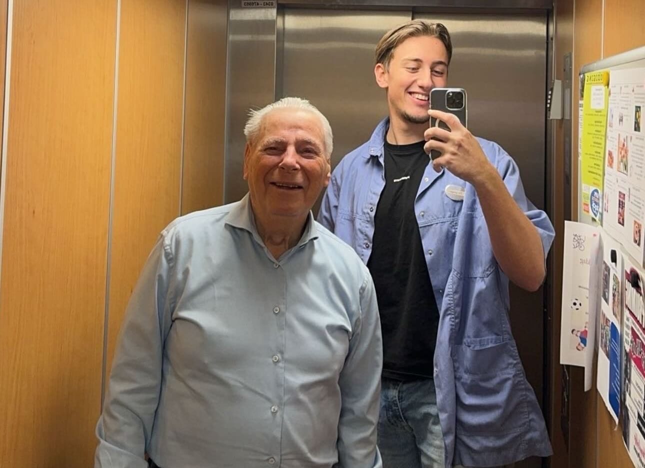 Thijmen gaat viral op TikTok door filmpjes met ouderen | Margriet