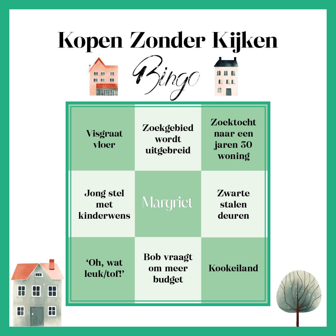 De ‘Kopen zonder kijken’-bingokaart voor het nieuwe seizoen | Margriet