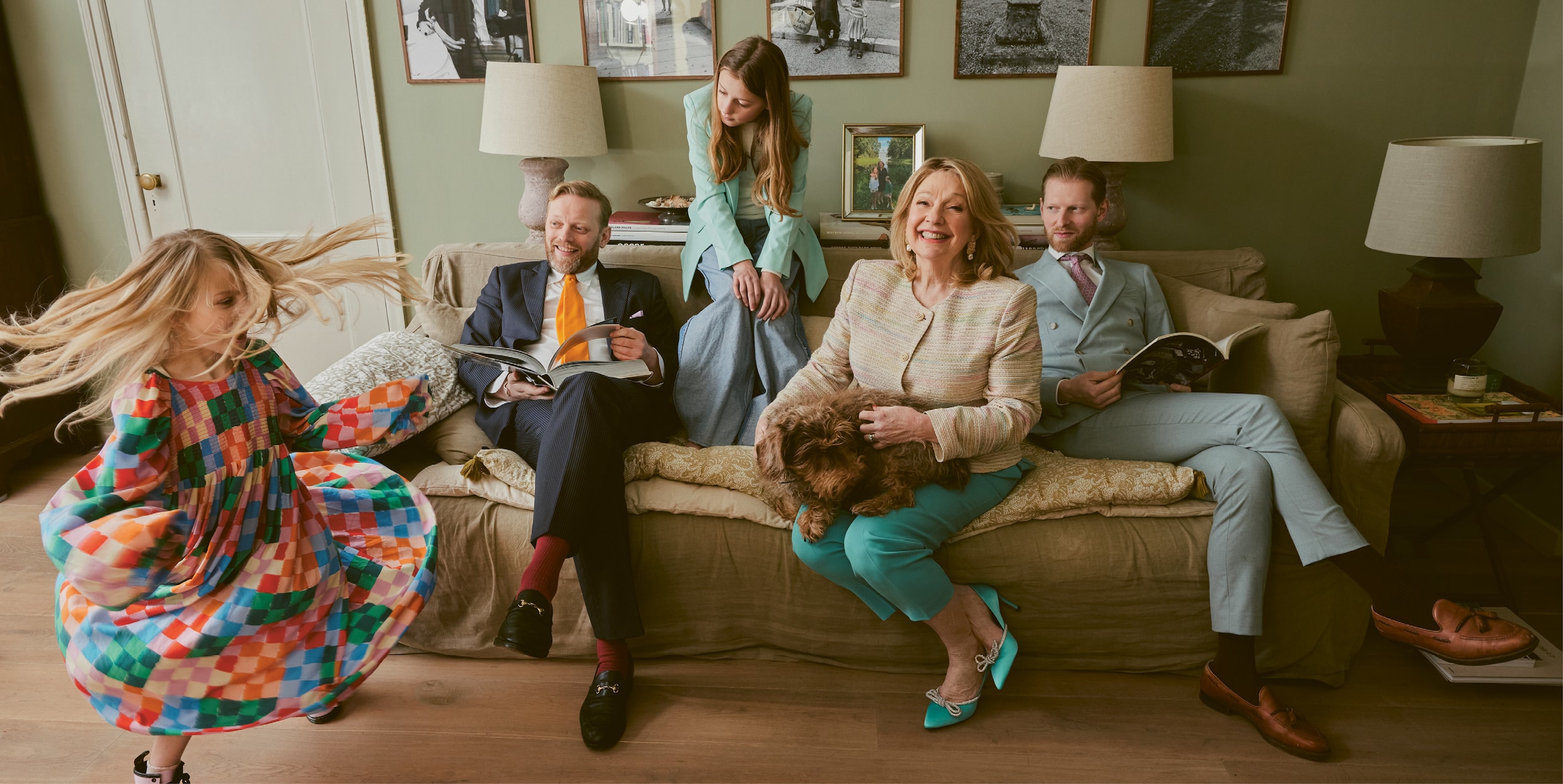 Janny's trots: zoons Diederick, Roderick en kleindochters Vivienne en ...