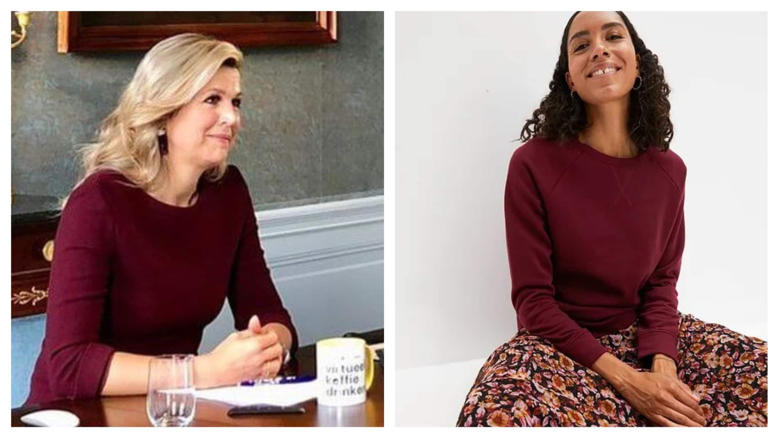 Heerlijk herfstig: nét zo mooi als koningin Máxima in bordeauxrood ...