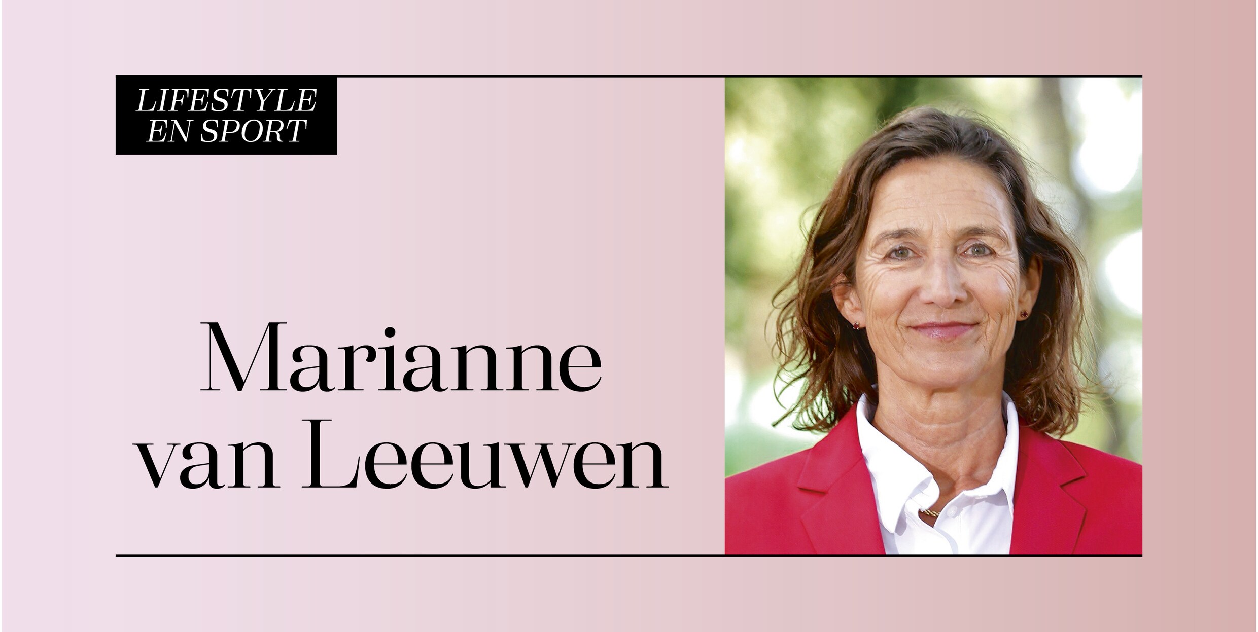 Dít zijn de genomineerden in de categorie Lifestyle & sport | Margriet