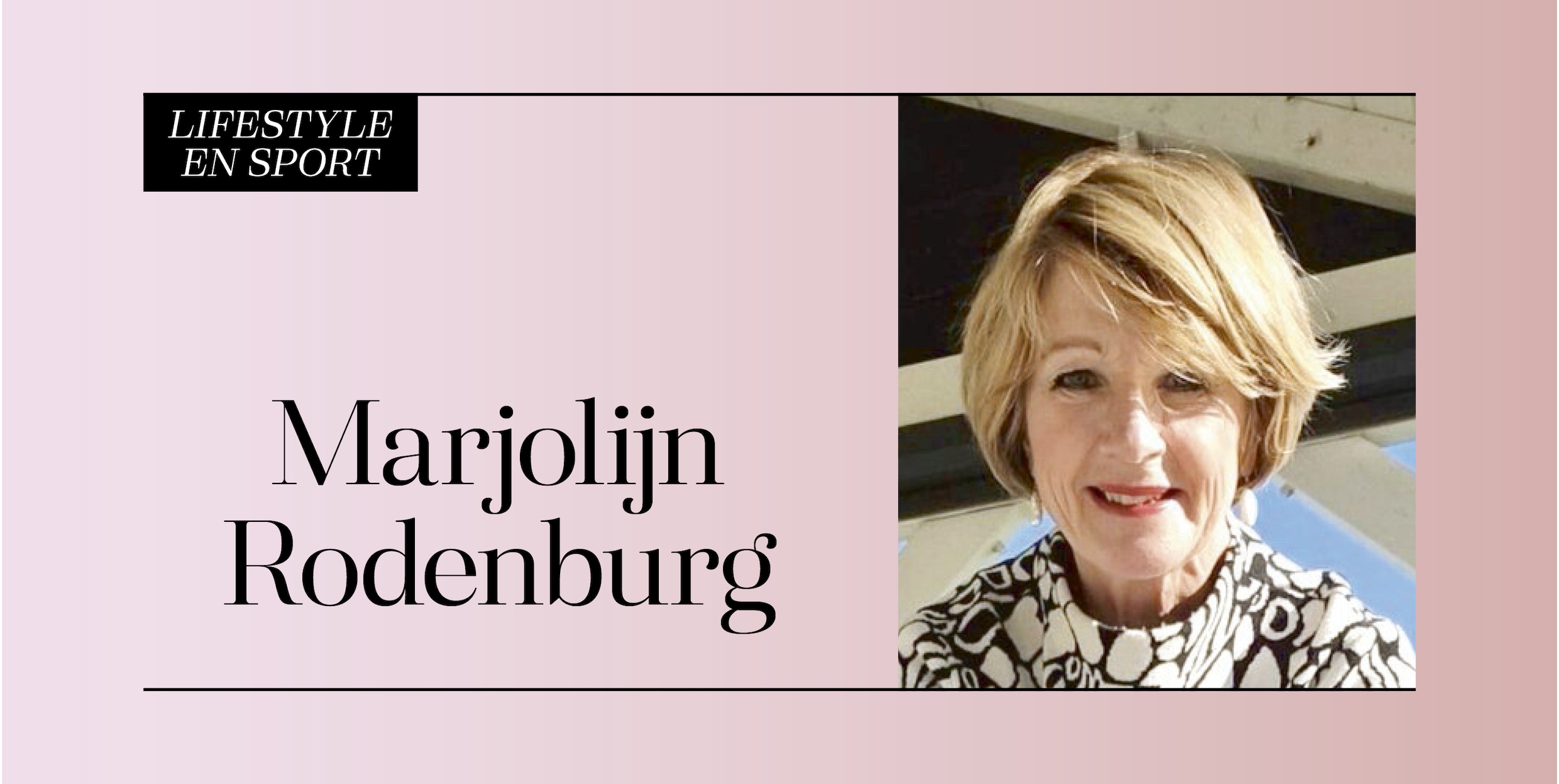 Dít zijn de genomineerden in de categorie Lifestyle & sport | Margriet