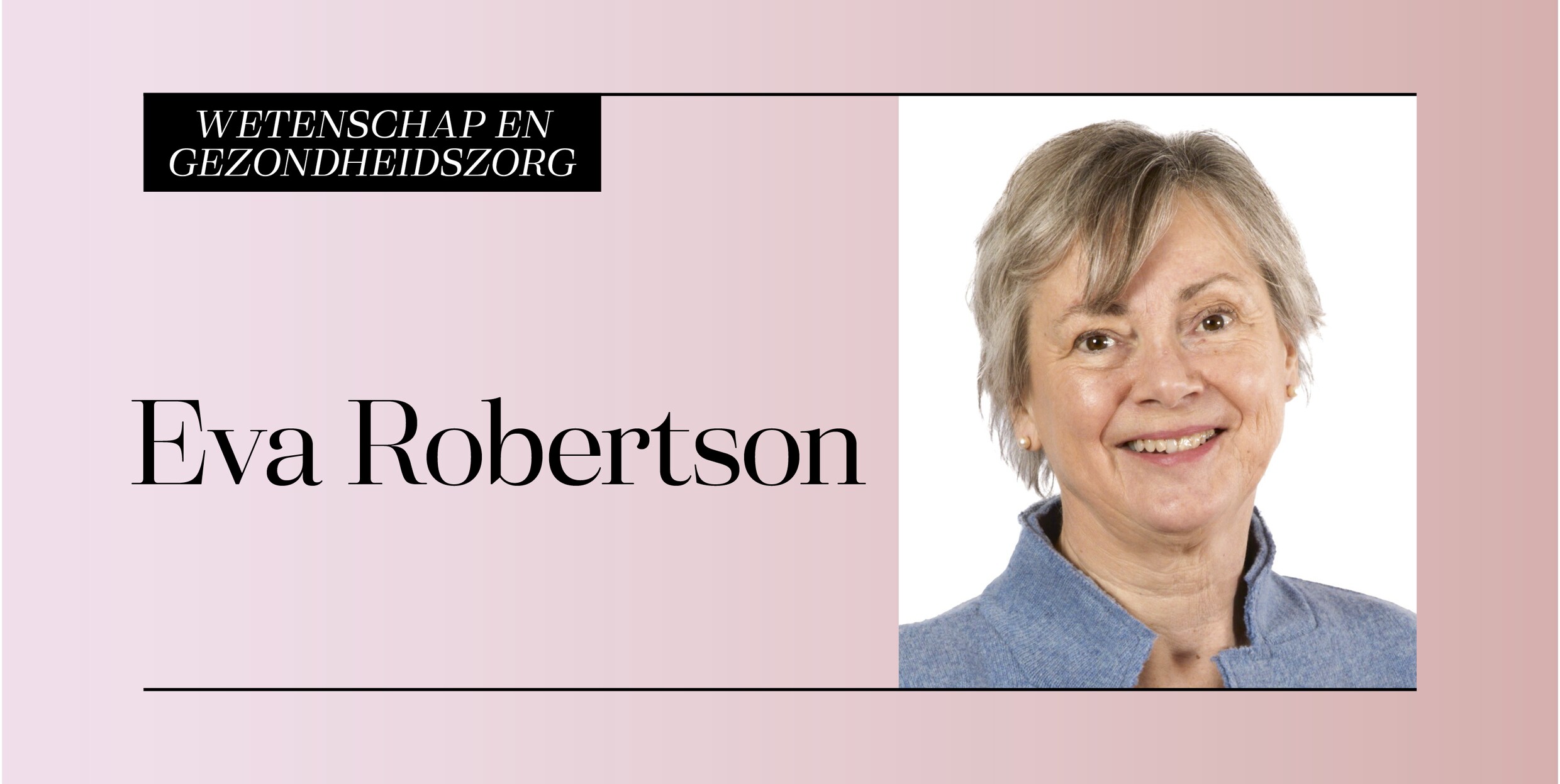 Dít zijn de genomineerden in de categorie Wetenschap en gezondheidszorg ...