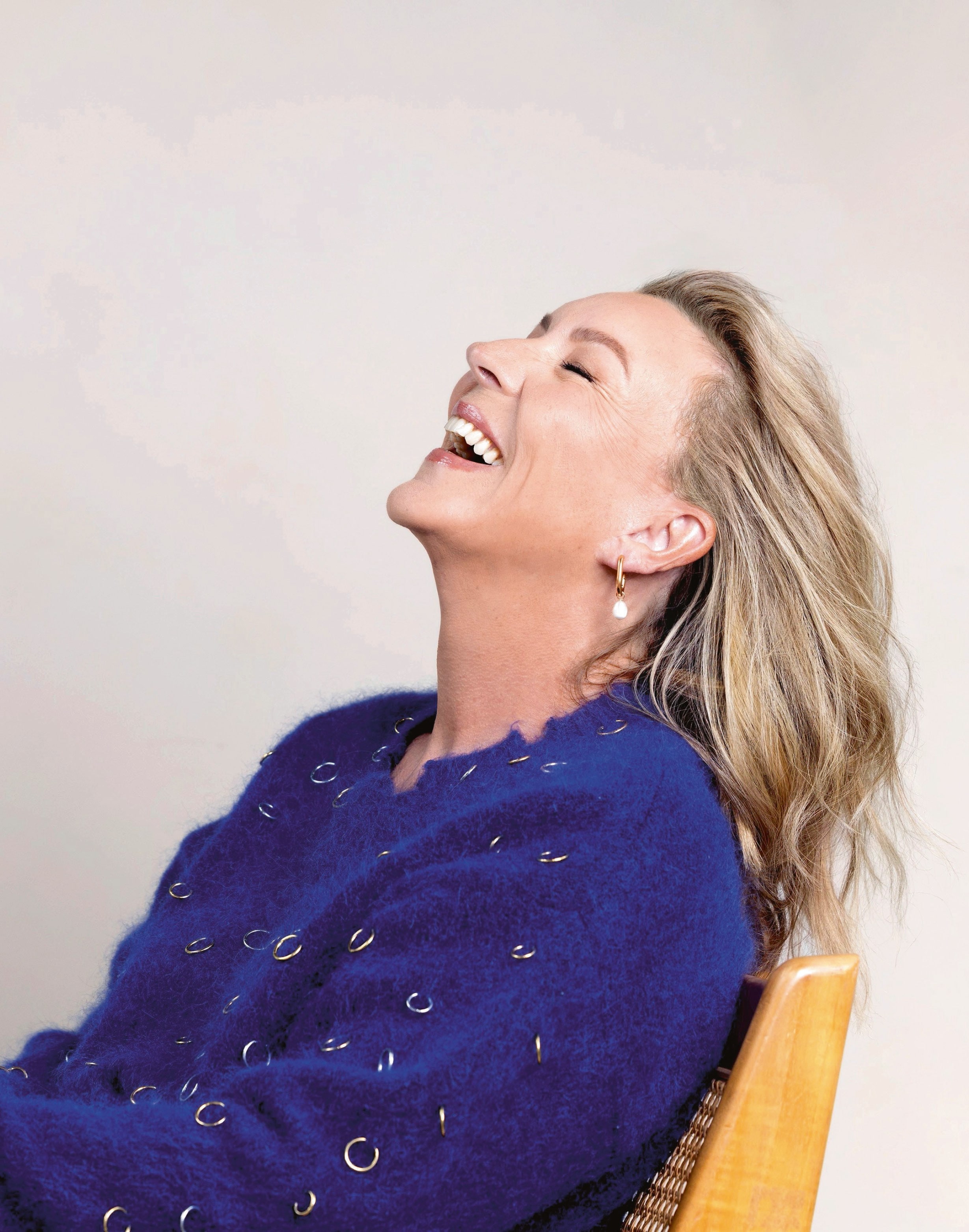 Saskia Noort (58): ‘Mannen hebben na een minuut al vlinders in hun buik. Rustig denk ik dan ...