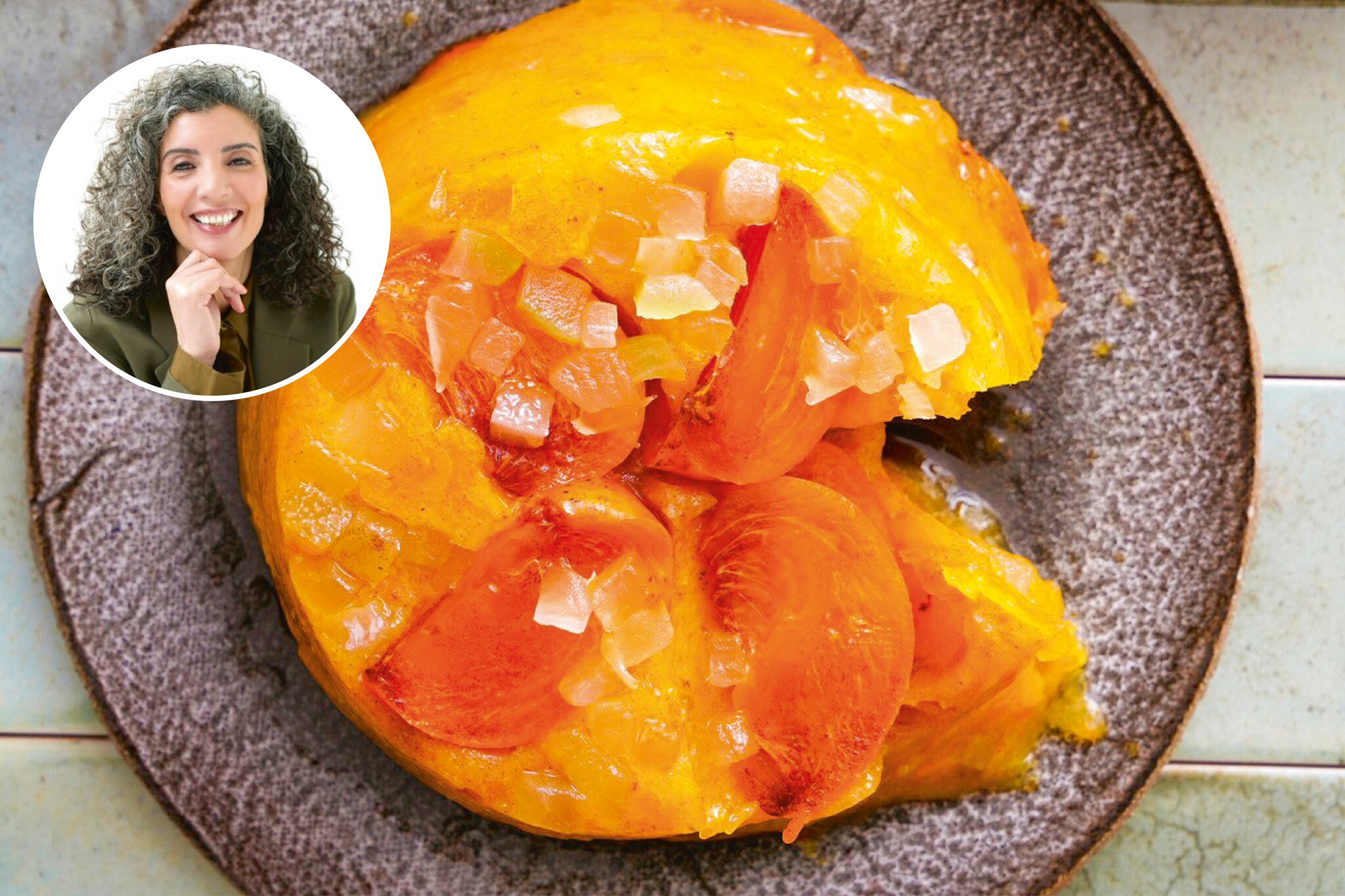 Nadia's keuken: verse kakipudding met sukade
