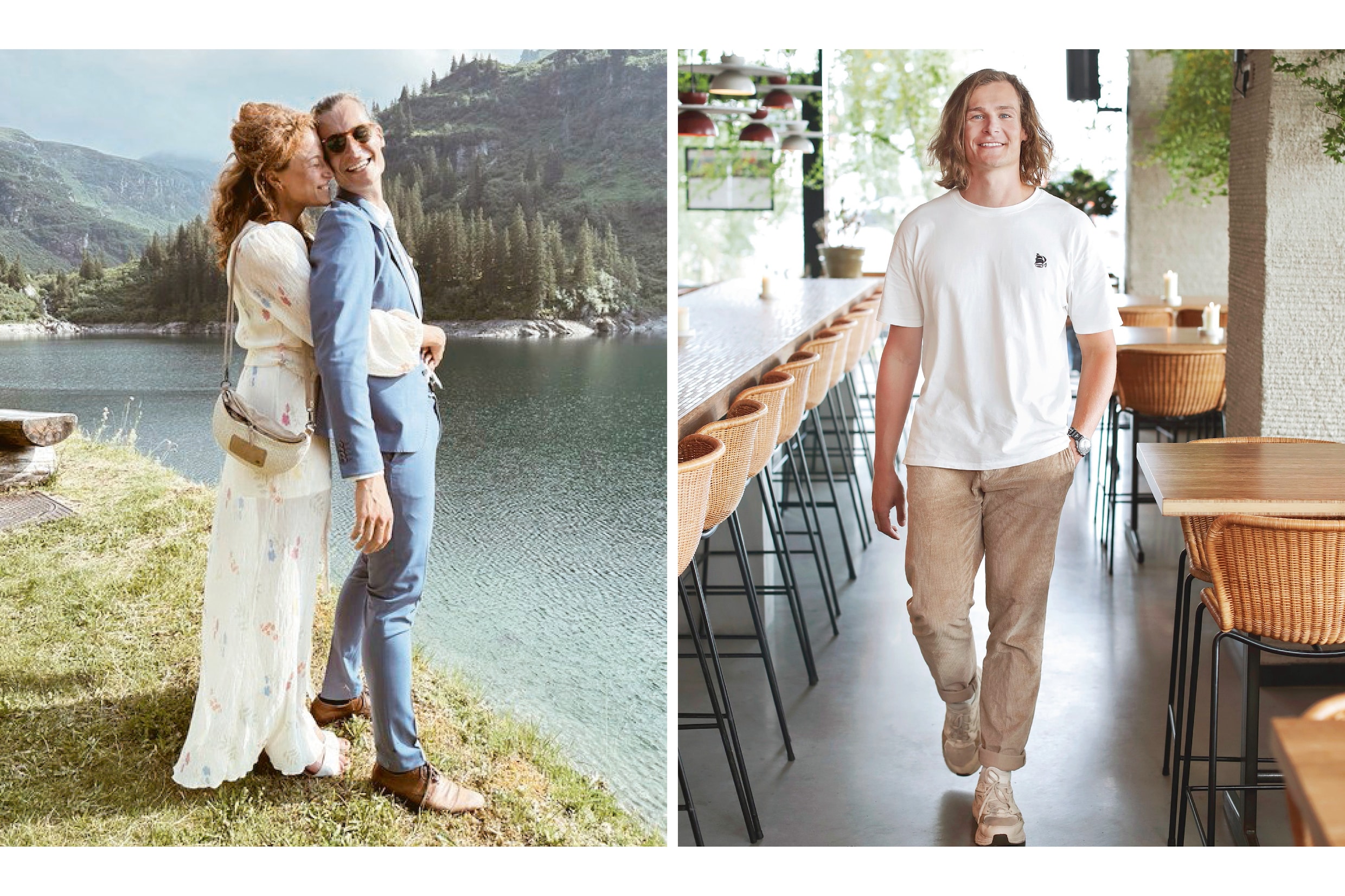 De partner (31) van presentatrice Amber Kortzorg (34): ‘ In het begin moest ik wennen aan haar ...