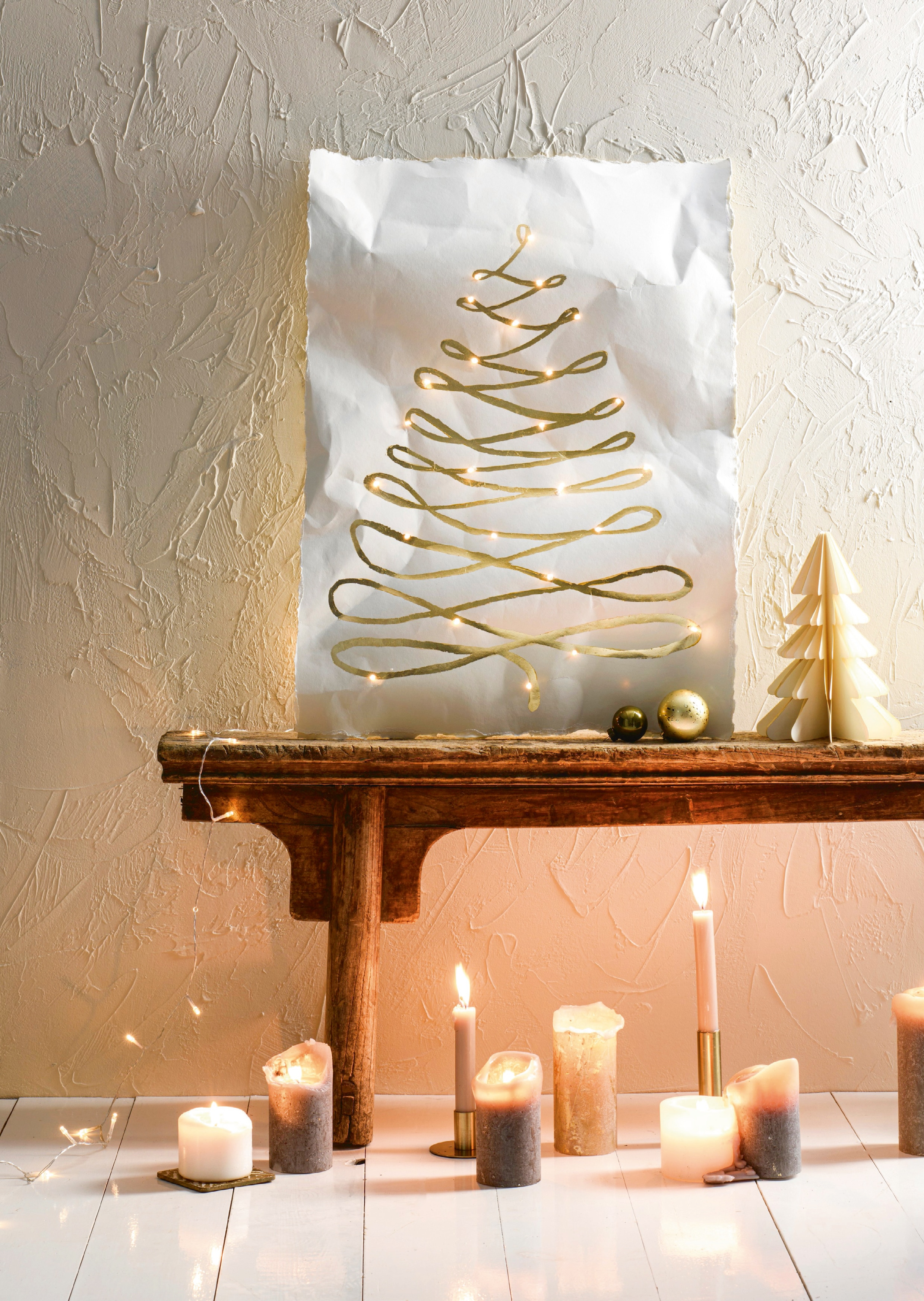 Zo maak je zelf de mooiste kerstdecoraties met bladgoud | Margriet